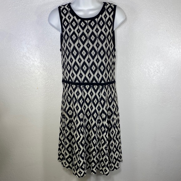 Trina Turk | Dresses | Trina Turk Diamond Pattern Black And White Dress ...